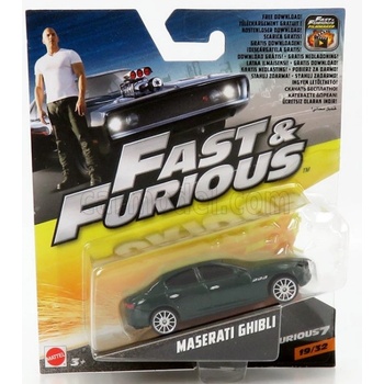 Toys Auto Fast and Furious Maserati Ghibli 2018 - Heureka.cz