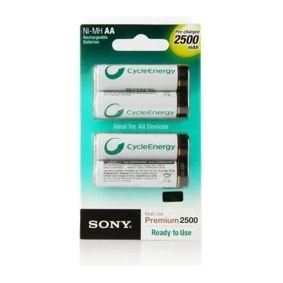 Sony AA Cycle Energy 2500mAh (4) NH-AA-B4G Акумулаторна батерия ...