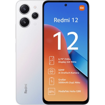 Xiaomi Redmi 12 8GB/256GB Polar Silver - Heureka.cz