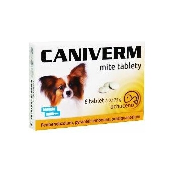Caniverm mite pro psy a kočky 6 tablet x 0,175g od 219 Kč - Heureka.cz