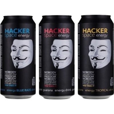 Hacker Energy Drink 500 ml - Heureka.cz