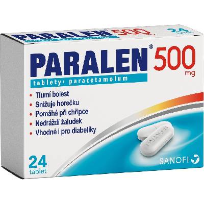 PARALEN POR 500MG TBL NOB 24 od 49 Kč - Heureka.cz