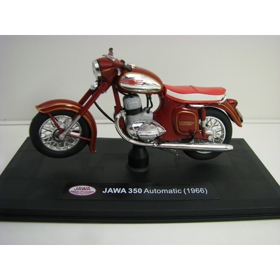 Abrex Model Jawa 350 Automatic -Kývačka Panelka 1966 Dark červená 1:18 ...