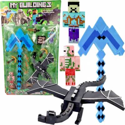 MINECRAFT SET 4v1 MÍSTO FIGURKI SMOK - Heureka.cz