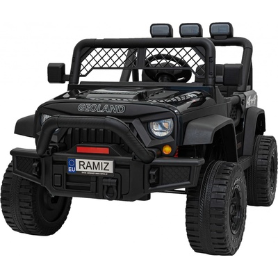 Mamido Elektrické autíčko jeep Geoland Power 2x200W černá - Heureka.cz