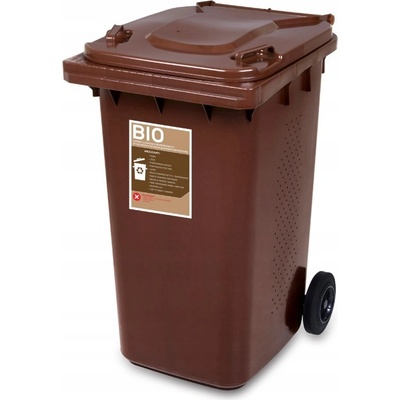 Jestic kontejner plast 240 l hnědá - Heureka.cz