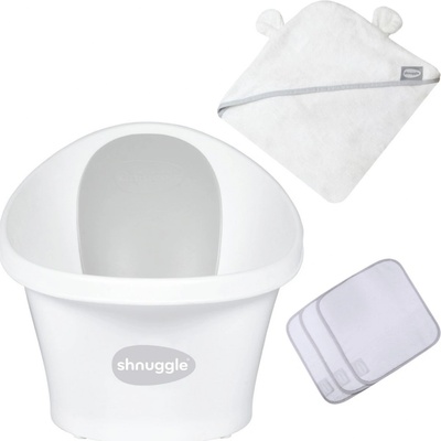 Shnuggle Výhodný set na koupání White - Heureka.cz
