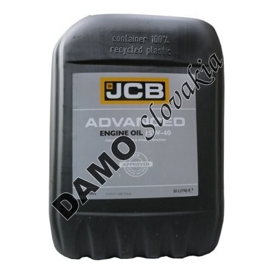 JCB ADVANCED ENGINE OIL 15W-40 20 l od 119,19 € - Heureka.sk