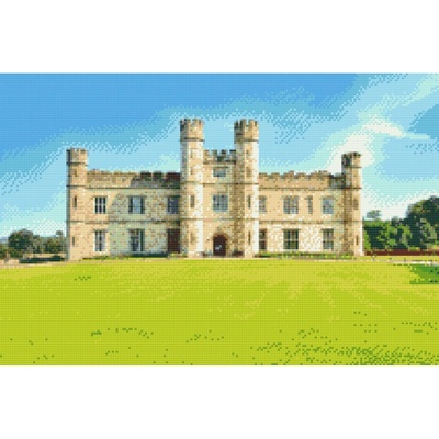 Vymalujsisam.cz Diamantové malování Vodní hrad Leeds Castle Anglie 40 x ...