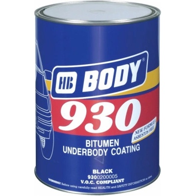 Body 930 bitumen barva na ochranu podvozků aut, černá, 1 kg - Heureka.cz