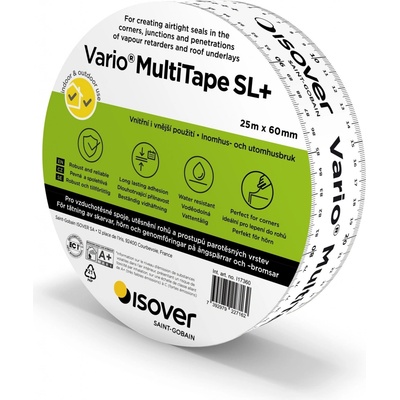 Isover Vario MultiTape SL+ parotěsná páska 25 m x 60 mm od 669 Kč ...