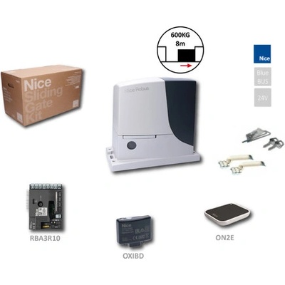 Nice Robus 600 - pohon s prijímačom pre posuvnú bránu do 600kg od 471 € - Heureka.sk