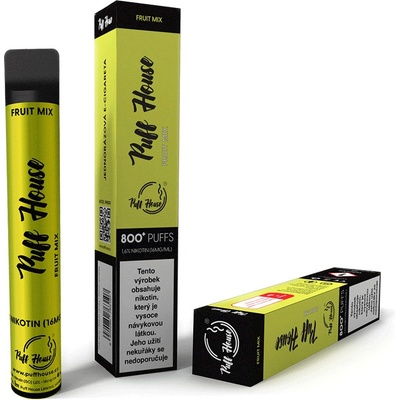 Puff House Fruit Mix 16 mg 800 potáhnutí od 149 Kč - Heureka.cz