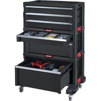 Keter Tool Chest Set Box na náradie 6 zásuviek 56 x 75 x 29 cm 17201228 ...