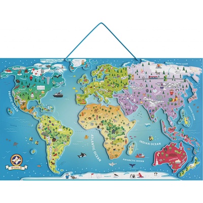 Playtive magnetická mapa mapa sveta - Heureka.sk