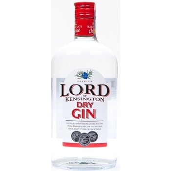 Kensington GIN Lord Of 37,5% 1 l (holá láhev) od 312 Kč - Heureka.cz