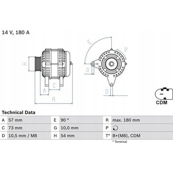 Alternátor Bosch 0 986 082 200 od 274,6 € - Heureka.sk