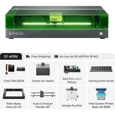 xTool S1 40W all in one Bundle od 75 595 Kč - Heureka.cz