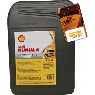 Shell Rimula R4 X 15W-40 20 l od 72 € - Heureka.sk