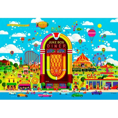 Grafika Karneval Jukebox 1000 dílků od 405 Kč - Heureka.cz
