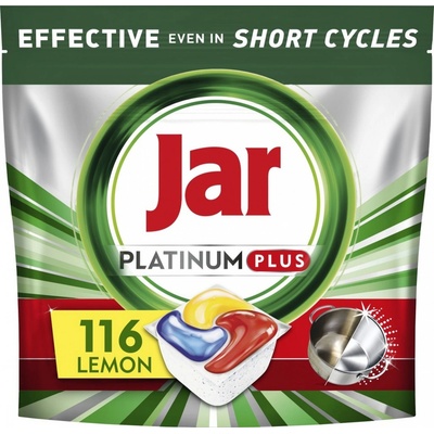 Jar Platinum Plus Lemon All In One tablety do umývačky riadu 116 ks ...