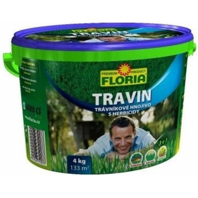 Kinekus Hnojivo na trávu, FLORIA TRAVIN 4kg, proti burine od 28,95 ...