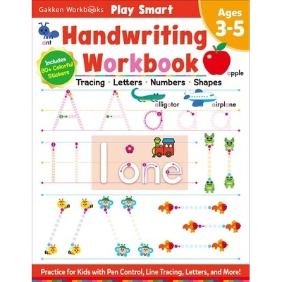 Play Smart Learn to Write Workbook Ages 3-5: Tracing, Letters, Numbers ...
