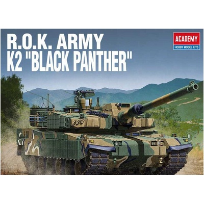 Academy K2 Panther Republic of Korea Army Model Kit 13511 černá 1:35 od ...