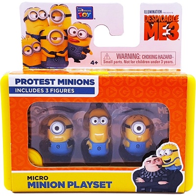 THINKWAY Mimoni figurky Protest Minions sada 3ks - Heureka.cz