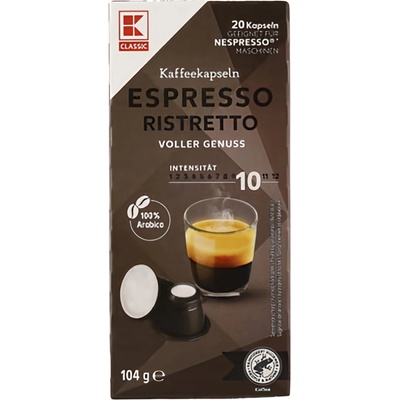 K-Classic Kávové kapsle Nespresso Espresso Ristretto 20 ks - Heureka.cz