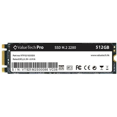 ValueTech Pro 512GB M.2 (VTP512GSSD3) Вътрешен SSD хард диск ...
