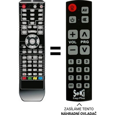 Dálkový ovladač Senior Sencor SLT 3229DVBT od 299 Kč - Heureka.cz