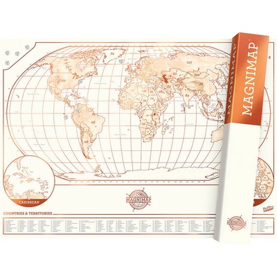 Magnetická mapa sveta Magni-Map od 15,96 € - Heureka.sk