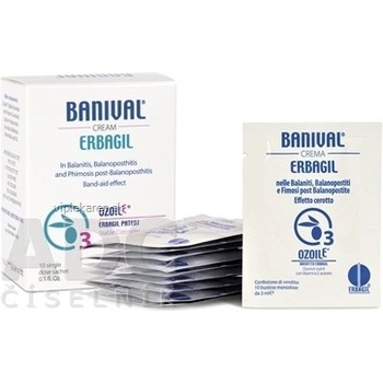 Ozonidy Banival krém na balanitídy a balanopostitídy 10 ks x 3 ml od 14 ...