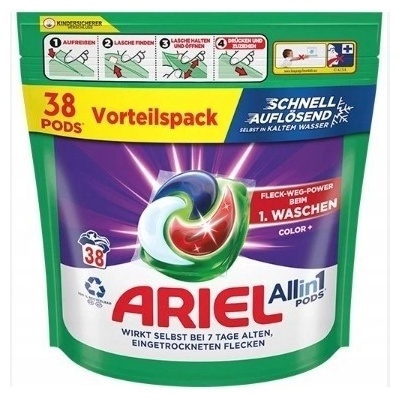 Ariel All in1 Pods Color prací kapsle 38 PD - Heureka.cz