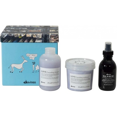 Davines Essential Love Smoothing Box šampon 250 ml + kondicionér 250 ml ...