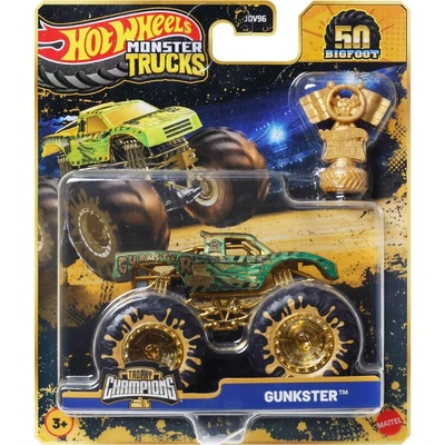 Hot Wheels Monster Trucks 50 Bigfoot Trophy Champions Gunkster - Heureka.cz