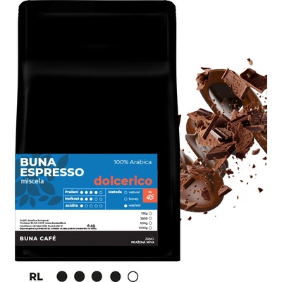 BUNA CAFÉ Buna Espresso dolcerico 100% 250 g od 10,63 € - Heureka.sk