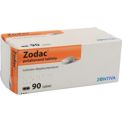 ZODAC POR 10MG TBL FLM 90 od 266 Kč - Heureka.cz