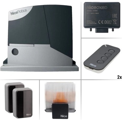 Nice Robus 400 KCE - sestava pohonu a příslušenství, pro posuvnou bránu ...