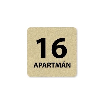 Piktogram 16.apartmán zlato od 100 Kč - Heureka.cz