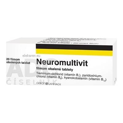 Neuromultivit filmom obalené tablety tbl.flm.20 od 4,12 € - Heureka.sk