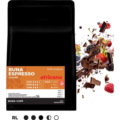BUNA CAFÉ Buna Espresso africano 100% 1 kg od 979 Kč - Heureka.cz