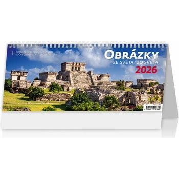Stolní Obrázky ze světa/Obrázky zo sveta 2026 od 59 Kč - Heureka.cz