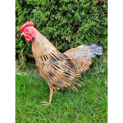 Bocon Plechová figura slepice - Heureka.cz