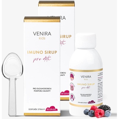 Venira imuno sirup pro děti lesní plody 2 x 150 ml - Heureka.cz