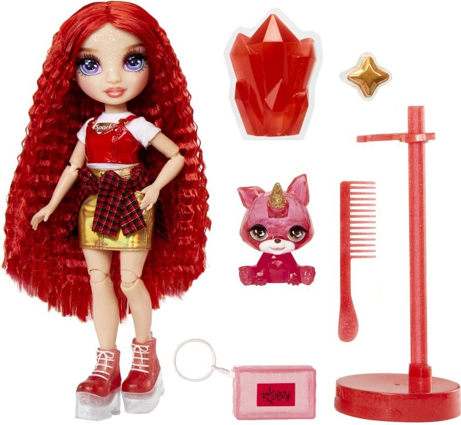 MGA Rainbow High Fashion Doll with Slime & Pet Ruby Anderson od 754 Kč ...
