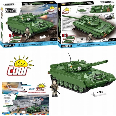 COBI 2625 Armed Forces 1:35 Tank T-72 (DDR/SSSR) od 947 Kč - Heureka.cz