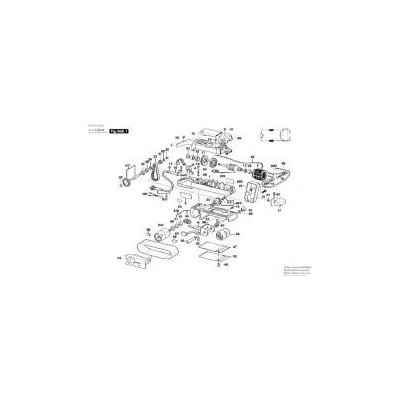 33. Ozubený řemen BOSCH 1604736005 pro Pásová bruska PBS 75 603270003 ...