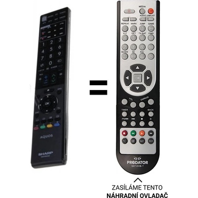 Dálkový ovladač Predátor Sharp GB010WJSA, GB012WJSA od 330 Kč - Heureka.cz